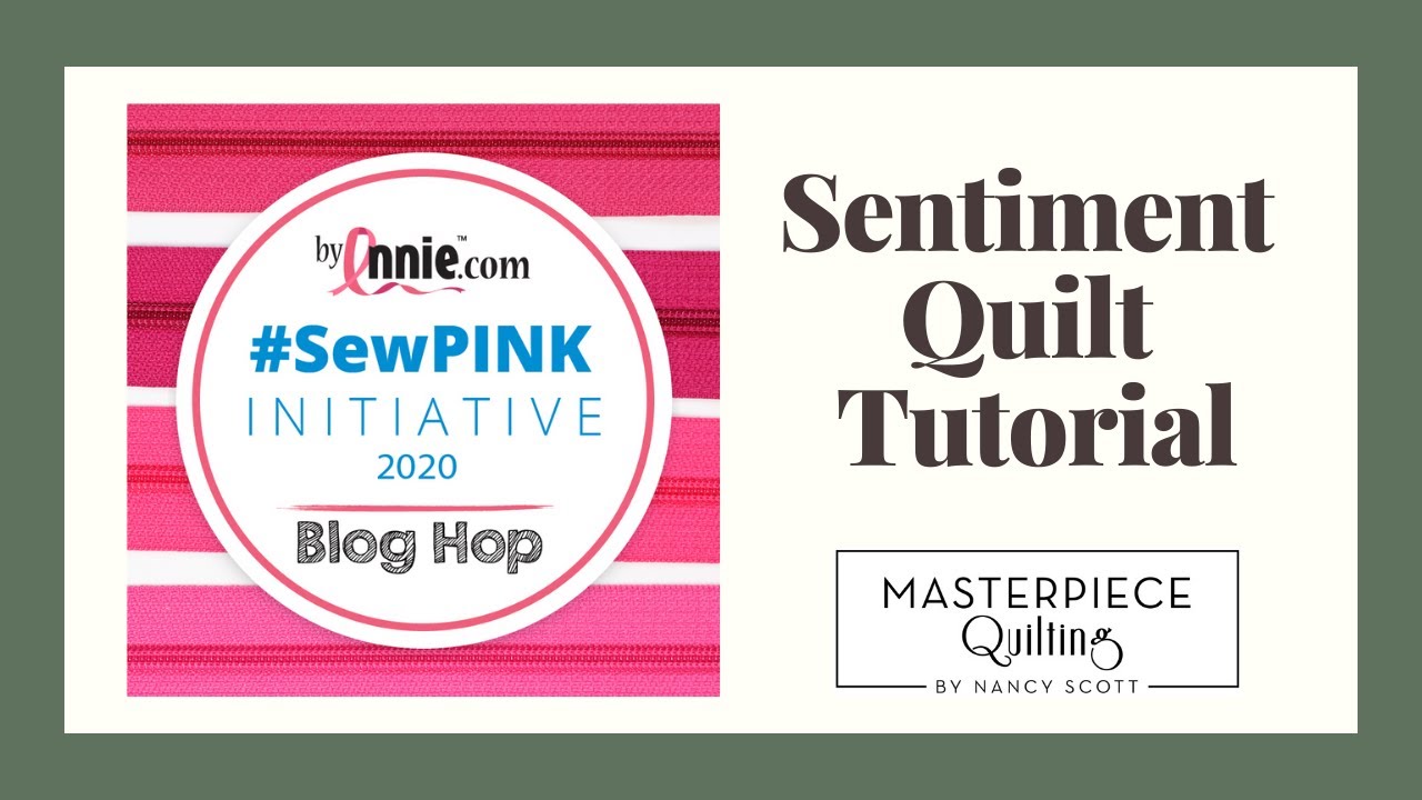 Sentiment Quilt Tutorial - YouTube