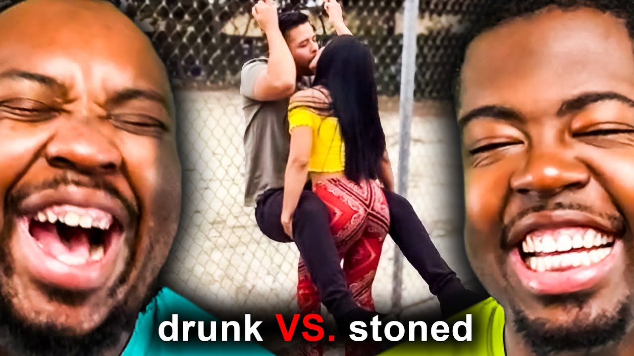 You Laugh, You Lose Challenge! | DRUNK vs STONED - YouTube
