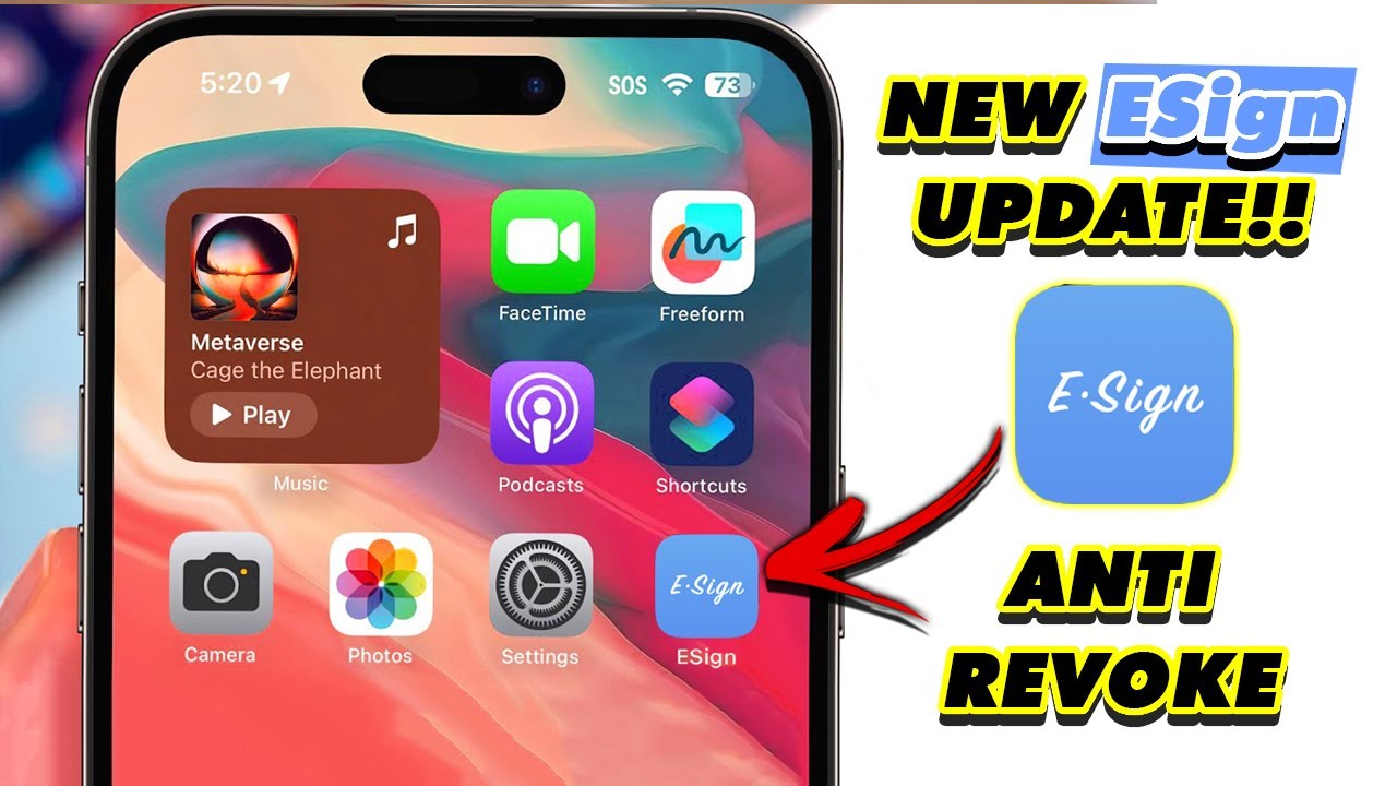 ESign New Update : Install Tweaked IPA Files on iPhone and iPad - YouTube