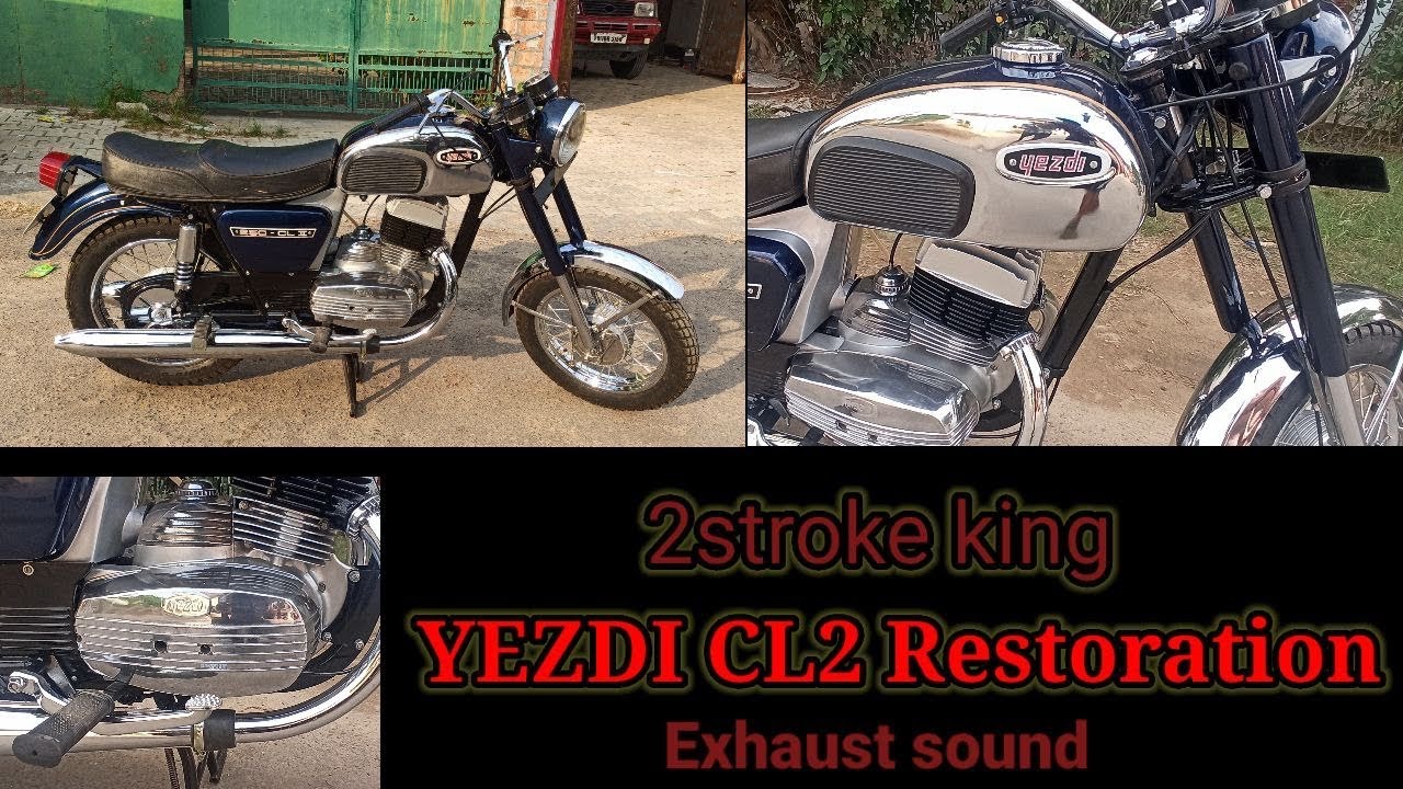 yezdi 250 CL2 Complete Restoration | Restoration yezdi 250 CL2 . #yezdi ...