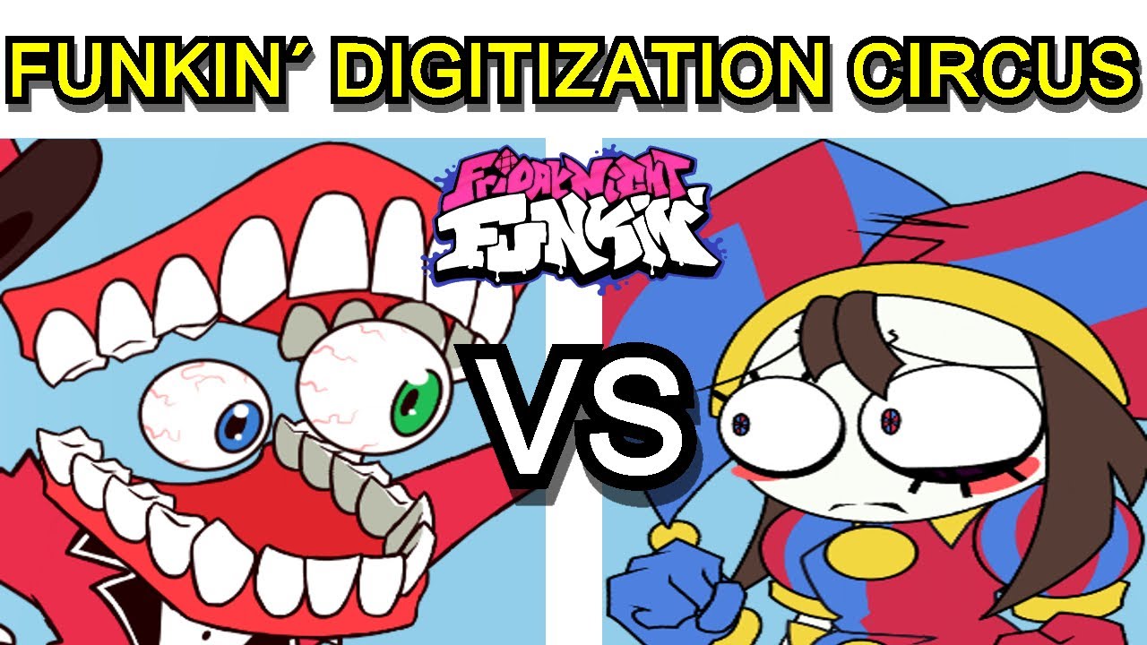 Friday Night Funkin' MOD-Funkin´ Digitization Circus |Demo / FNF Mod ...