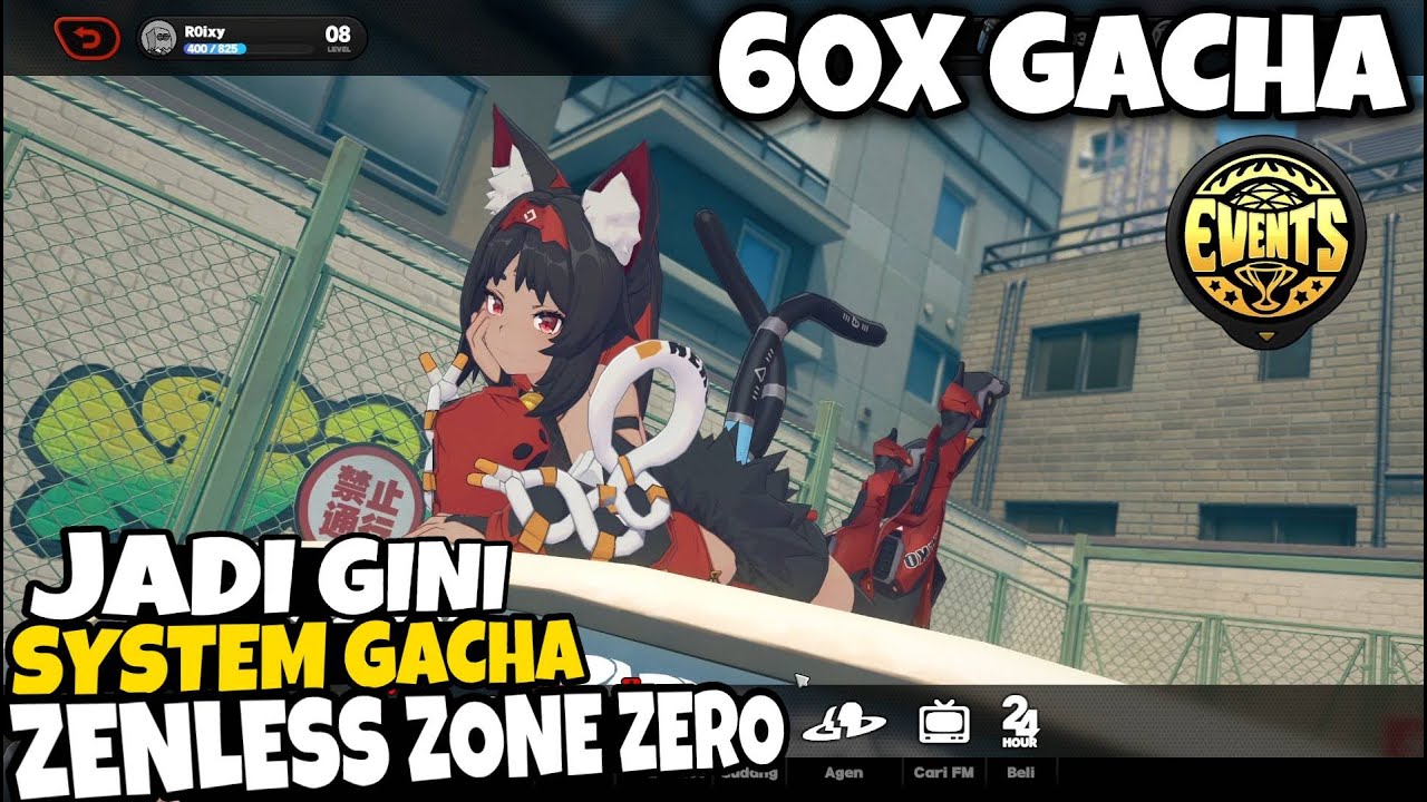 60x Gacha - Jadi begini System Gacha di Game Zenless Zone Zero - YouTube