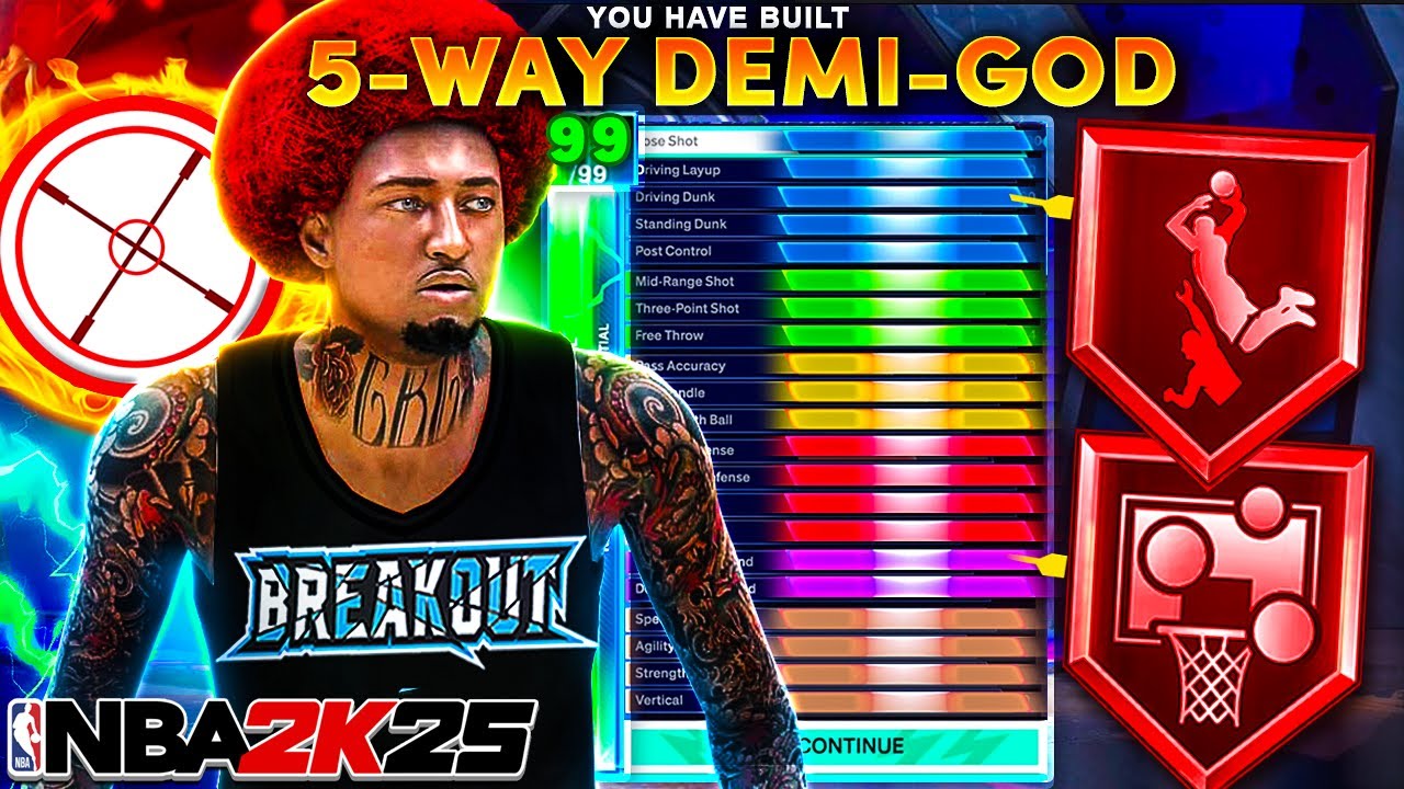 THIS IS THE BEST CENTER BUILD IN NBA 2K25! SUPER OVERPOWERED *DEMIGOD ...