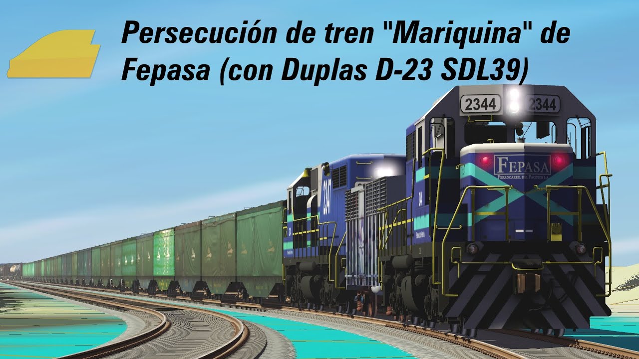 Trainz Chile - Persecución de tren "Mariquina" de Fepasa - YouTube