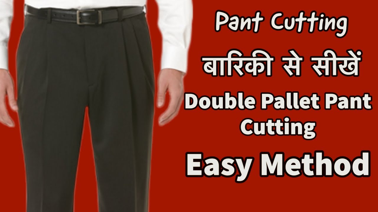 Fitting Pant cutting | How to pant cutting | Double plate pant cutting ...