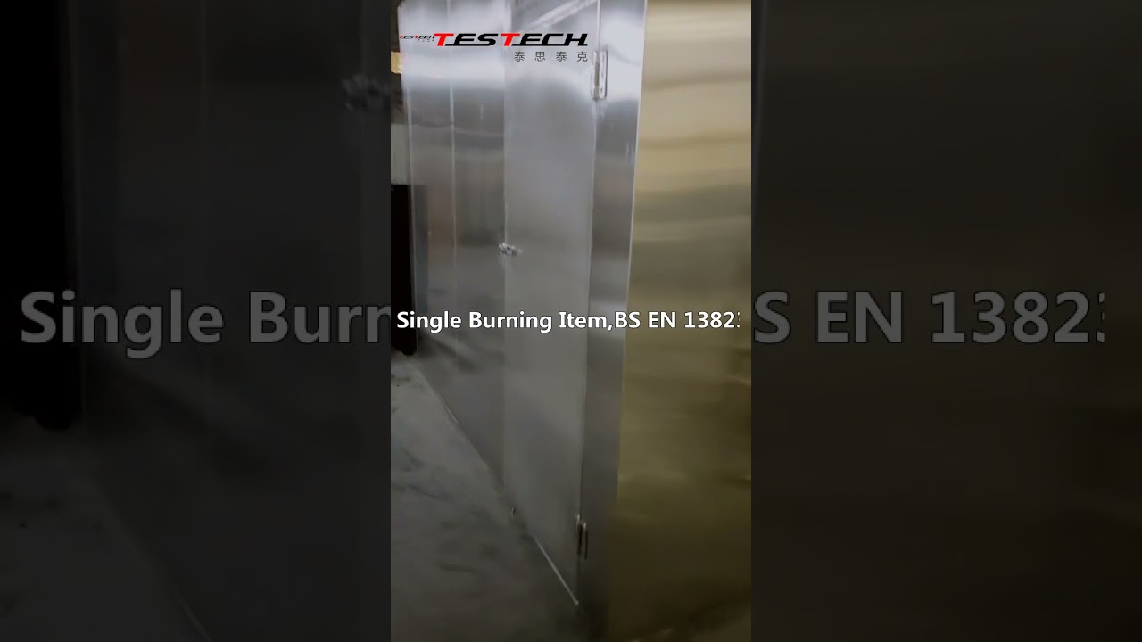 Single Burning Item (SBI).EN 13823 - YouTube