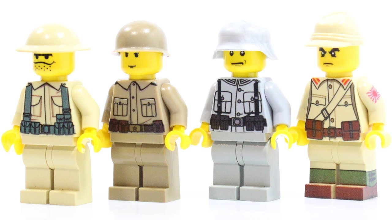 LEGO WW2 Minifigures Re-release Ideas! Army Builder Figures! - YouTube