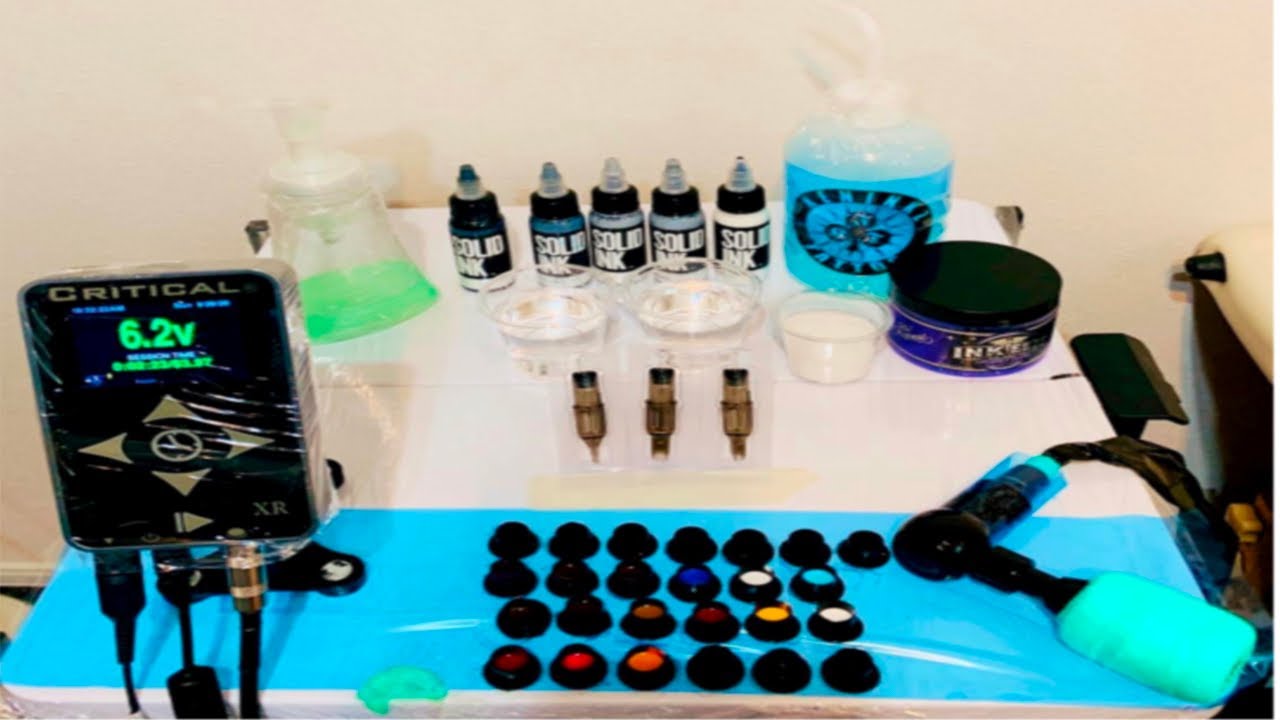 TATTOO SET UP STATION!!! TAGALOG TUTORIAL - YouTube