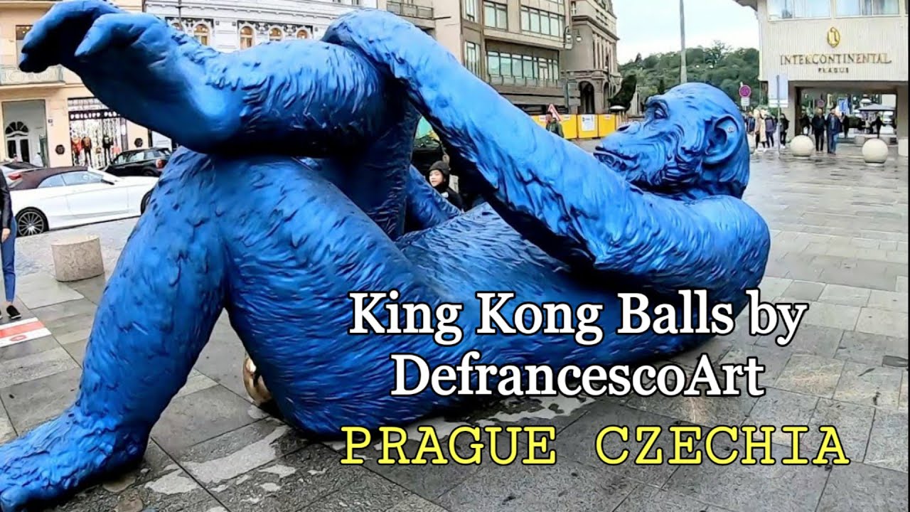 Prague Walk, King Kong Balls by DefrancescoArt, Walk Around Tour PRAGUE CZECH REPUBLIC - YouTube