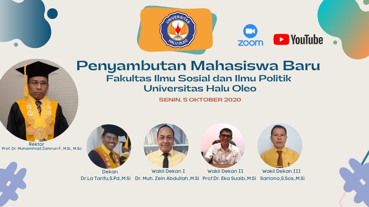 Penyambutan MABA FISIP UHO 2020 - YouTube