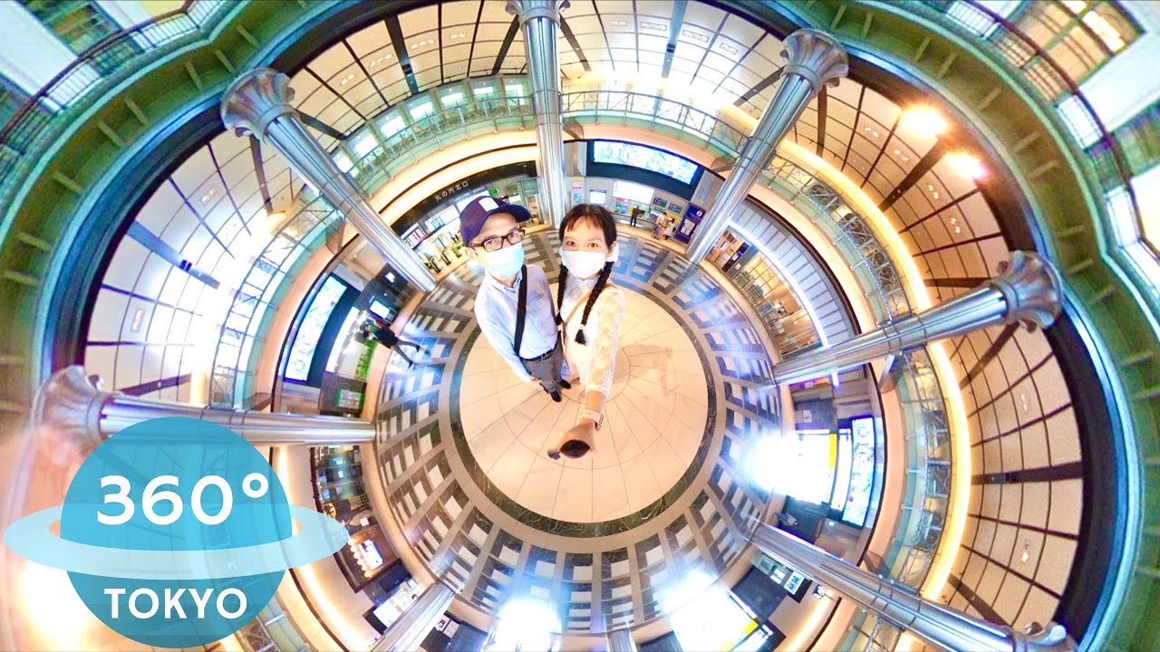 JAPON VR 360° Tôkyô station en immersion Vidéo sphérique 4K - YouTube