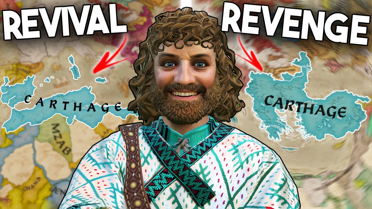 I Revived Carthage to DESTROY the ROMAN EMPIRE in Crusader Kings 3 ...