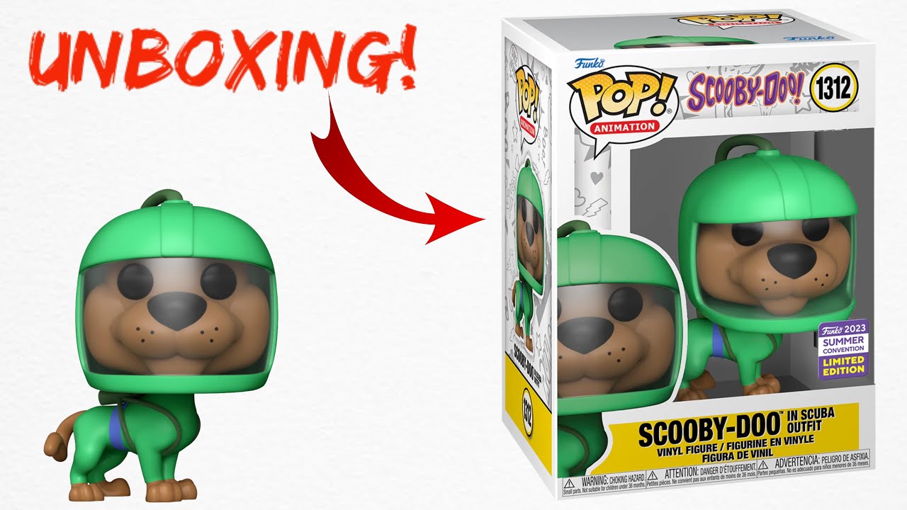 Scooby Doo in Scuba Outfit Funko Pop Unboxing! - YouTube