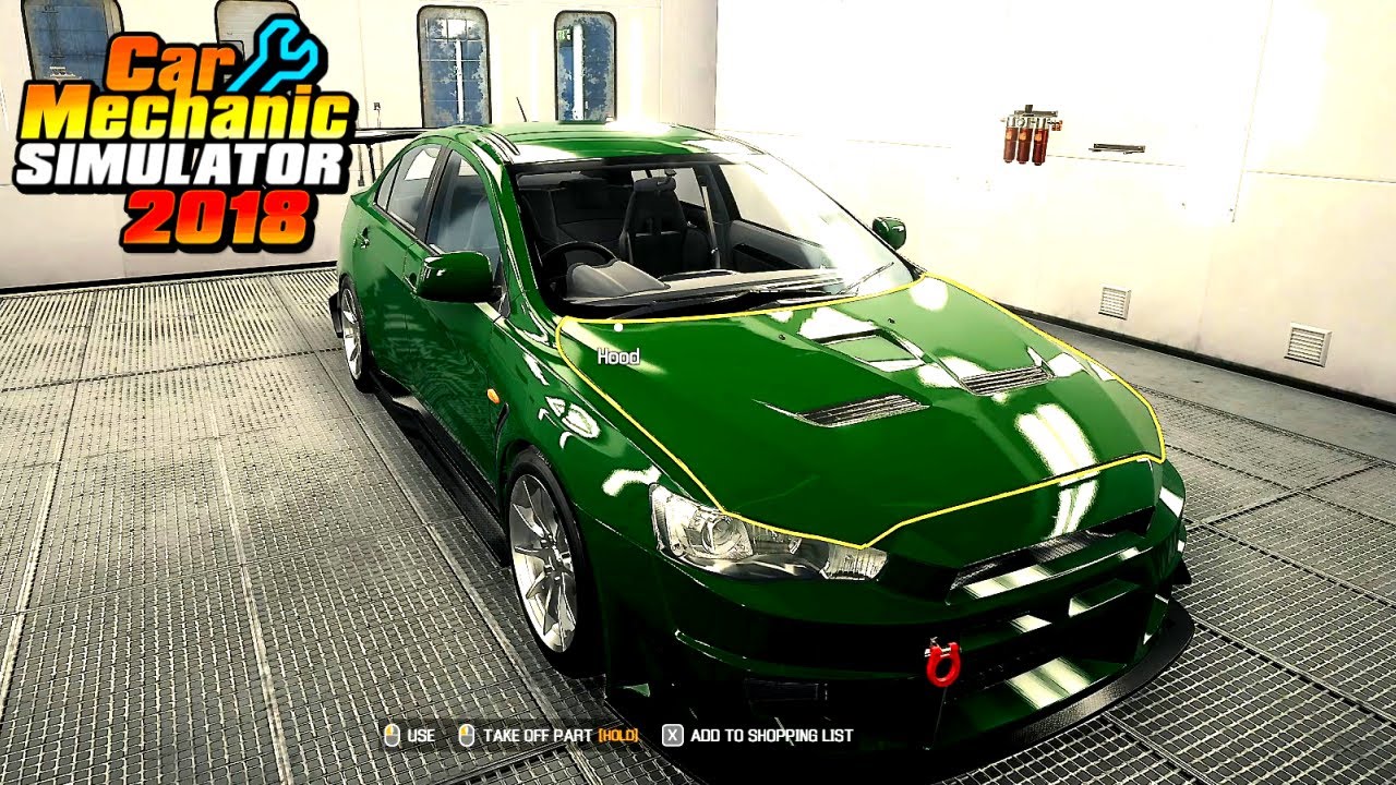 MITSUBISHI LANCER EVO X | Car Mechanic Simulator 2018 - YouTube