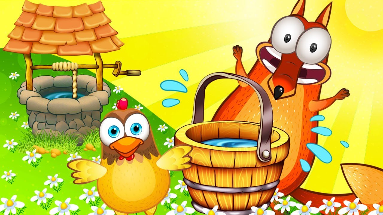 Jack and Jill - Kids Songs | Cartoon for Kids | Fox And Chickens - YouTube