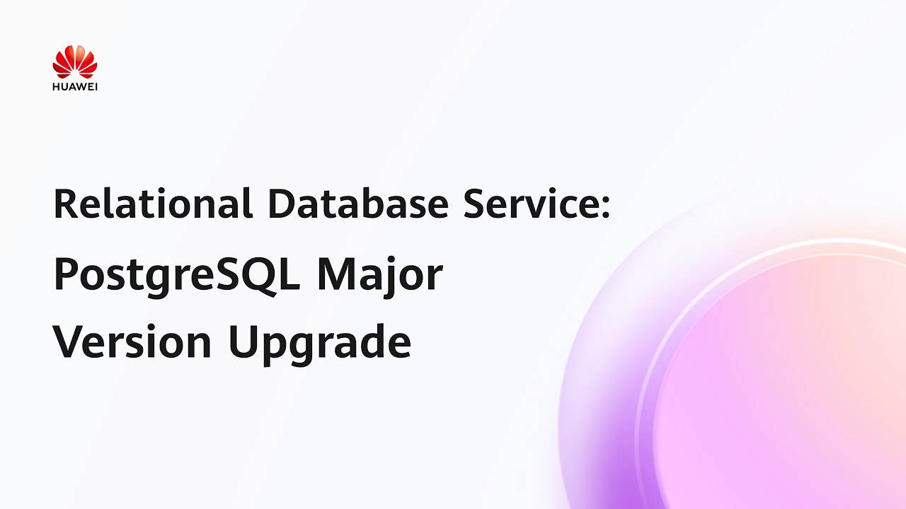 Relational Database Service (RDS): PostgreSQL Major Version Upgrade ...