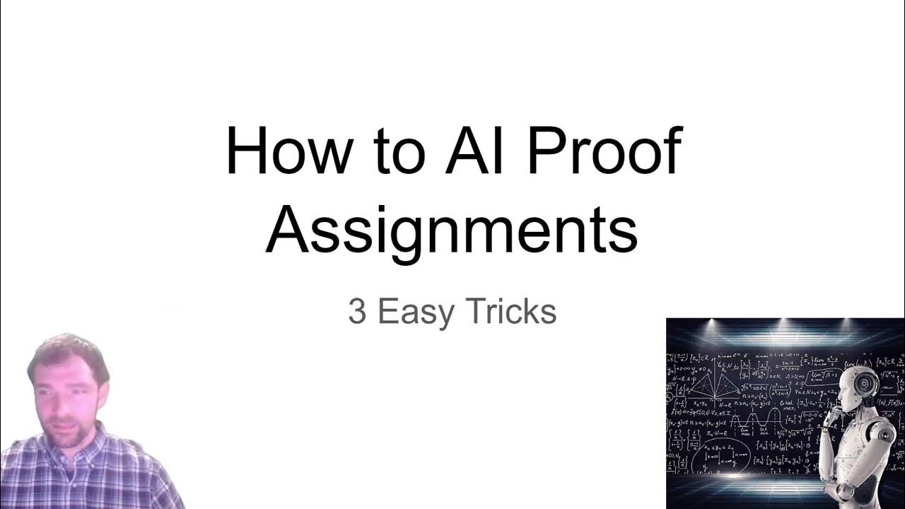 How to AI Proof Assignments, 3 Easy Tricks! - Teacher PD - YouTube