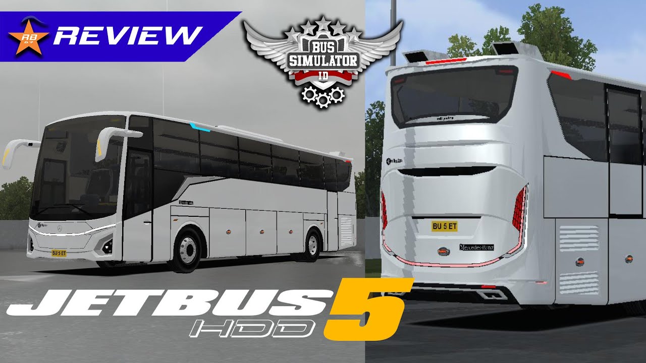MOD JETBUS 5 VERSI RINGAN, COCOK BUAT HP KENTANG | Review Mod BUSSID ...
