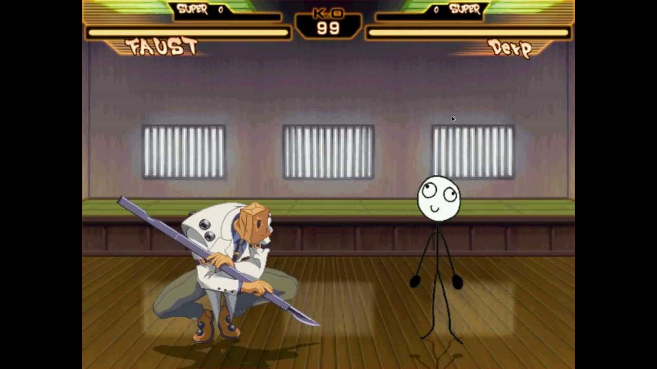 MUGEN Faust vs Derp Fight Nr 2 - YouTube