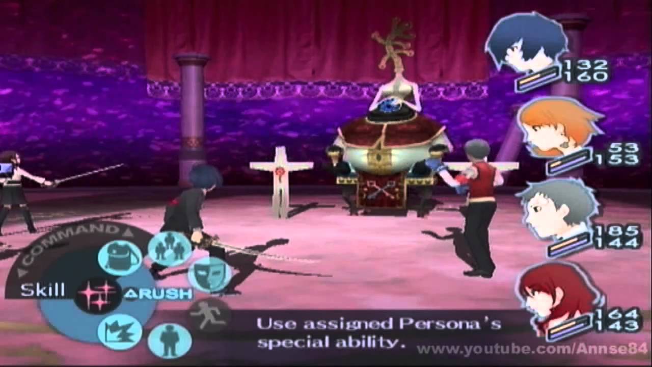 Persona 3 ~ Part 43 (Full Moon Dark Hour Boss Hierophant) - YouTube