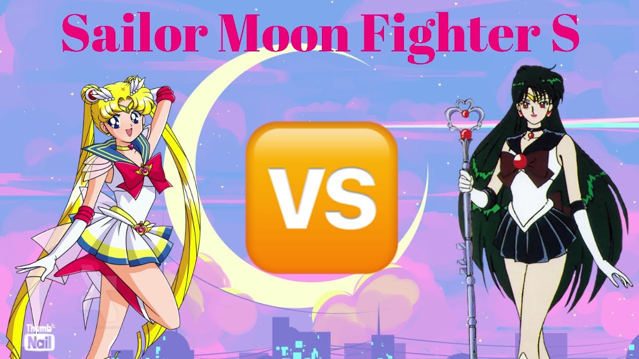Sailor Moon Fighter S (SFC) - Super Sailor Moon vs Sailor Pluto - YouTube
