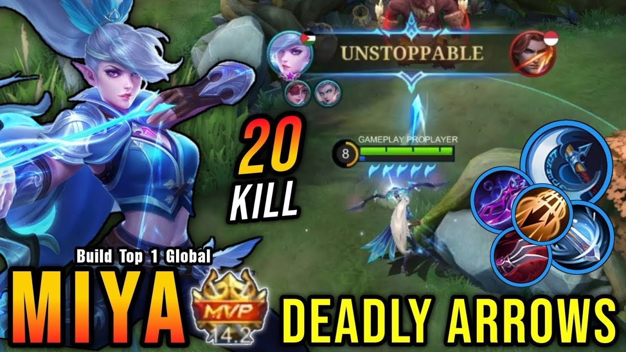 20 Kills Miya Best Build 2023 (INSANE Damage) - Build Top 1 Global Miya ...