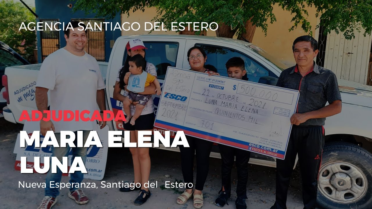 Adjudicada Maria Elena Luna - YouTube