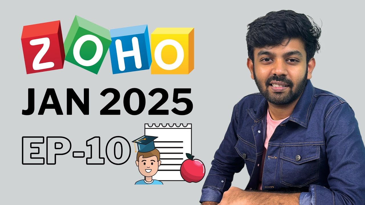 ZOHO Round - 1 Paper-4 Question 3 January 2025 | logic io - YouTube