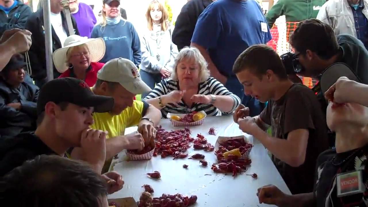 2nd Annual Lakeside Crawdad Festival - Crawfish Eating Championship ...
