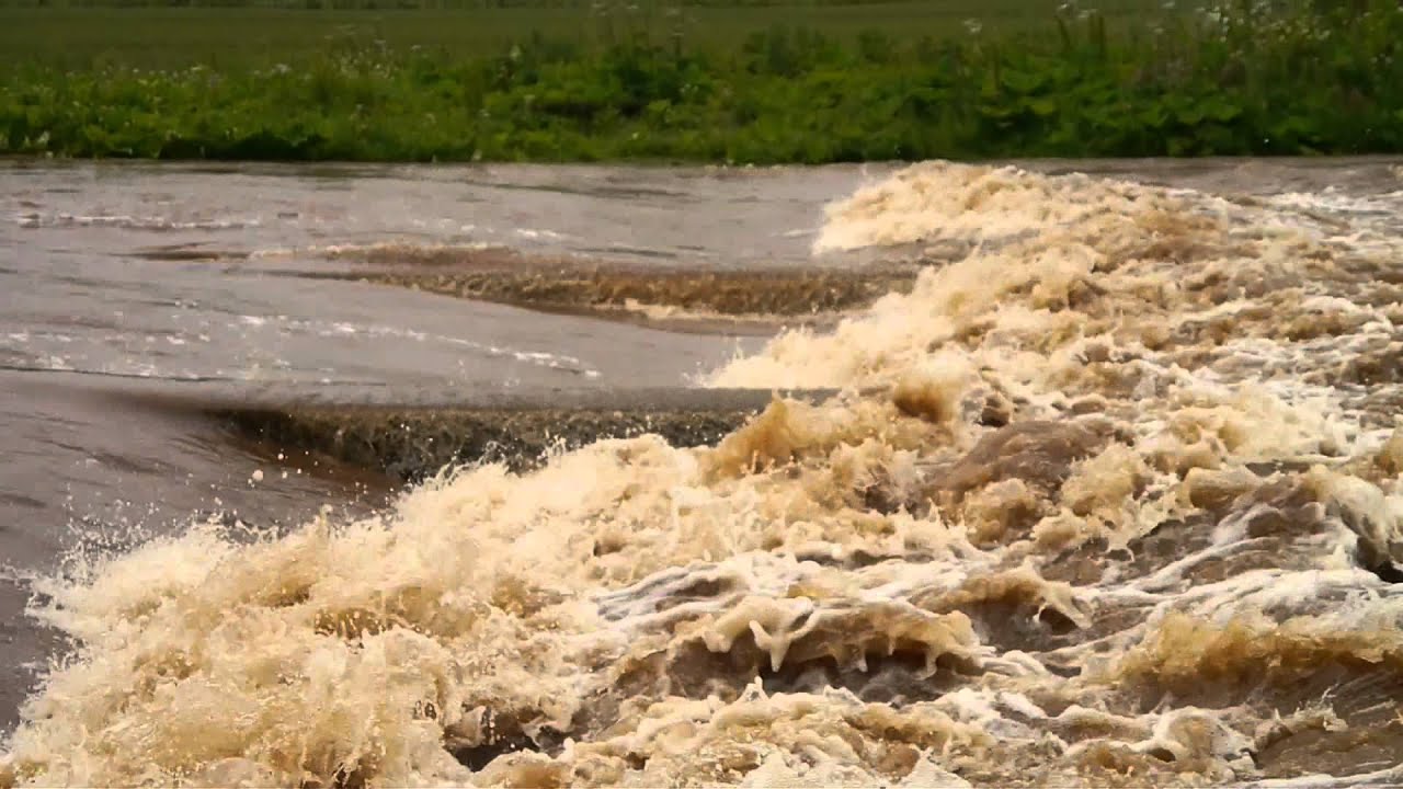 Whiteadder Water in spate near Bluestone Ford, Hutton, Berwickshire ...