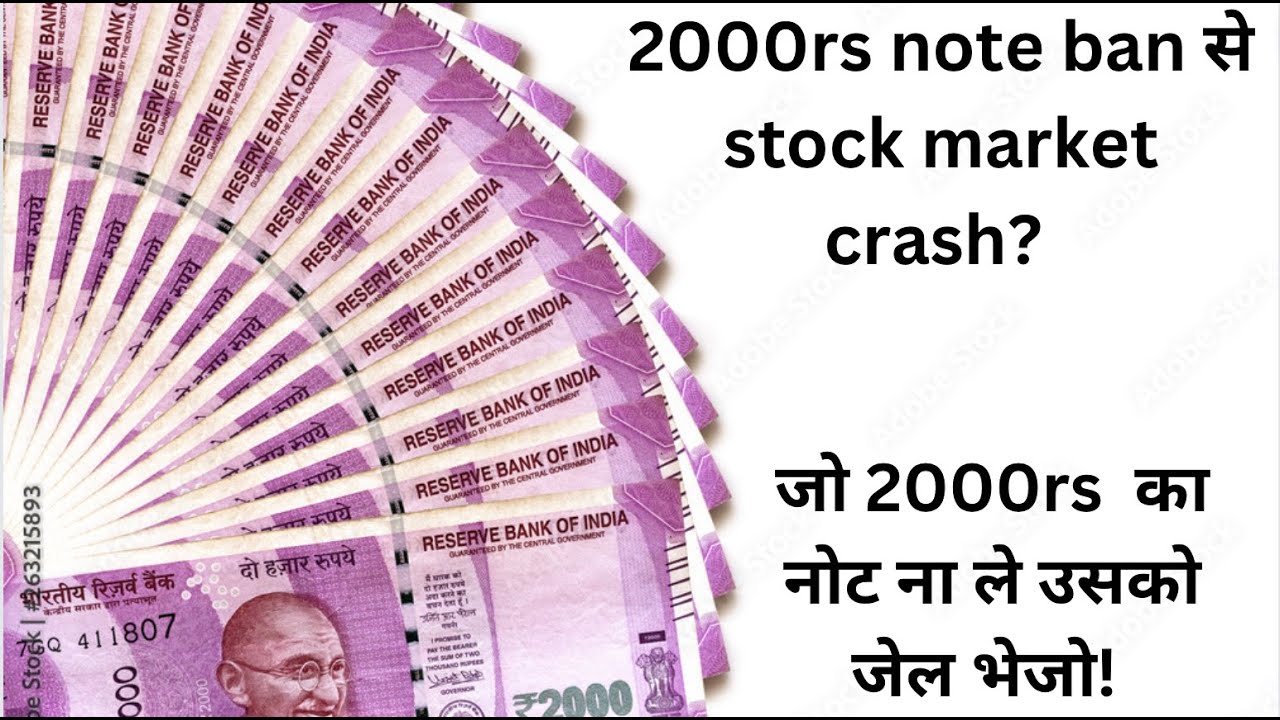 2000rs note ban impact on stock market | Demonetization impact on share ...