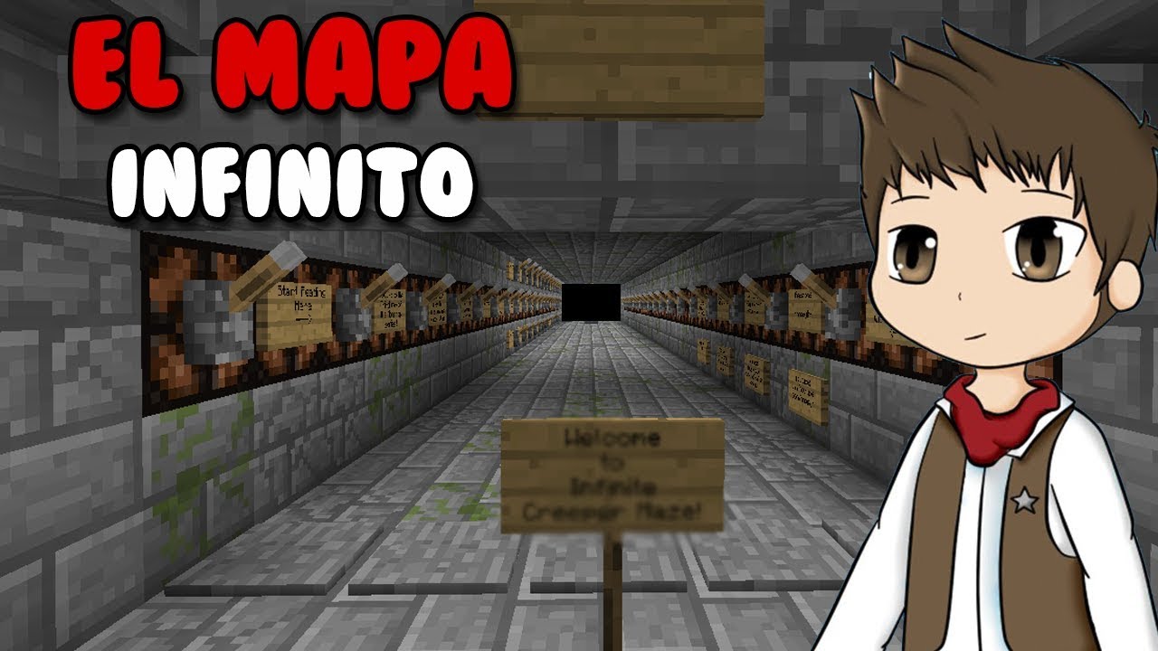 EL MAPA DE MINECRAFT INFINITO | Minecraft The Endless Test - YouTube
