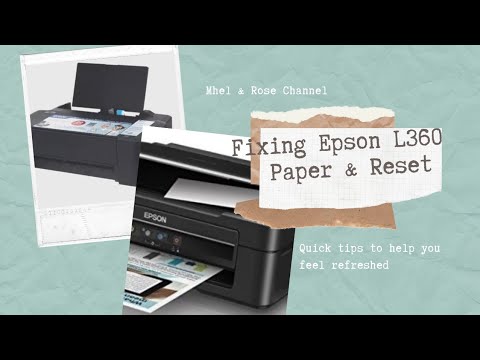 Fixing Epson L360 Paper Jam & Reset - YouTube