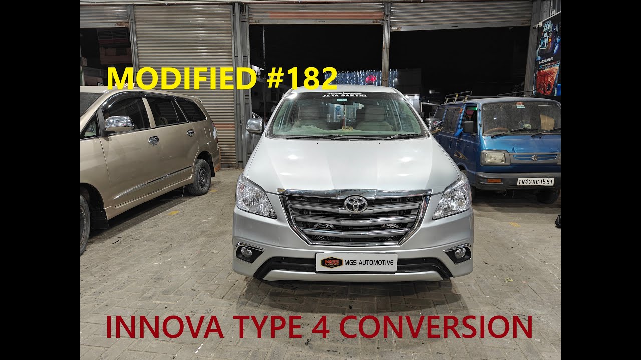 Innova Type 4 Conversion Metallic Silver #182 Modification Restoration ...