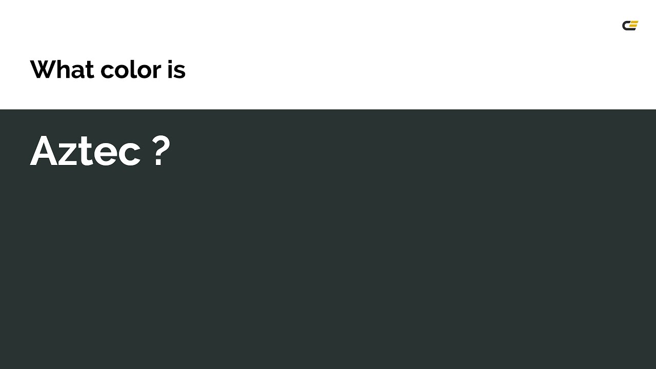 Aztec color #293432 hex color - Green color - Warm color 293432 - YouTube