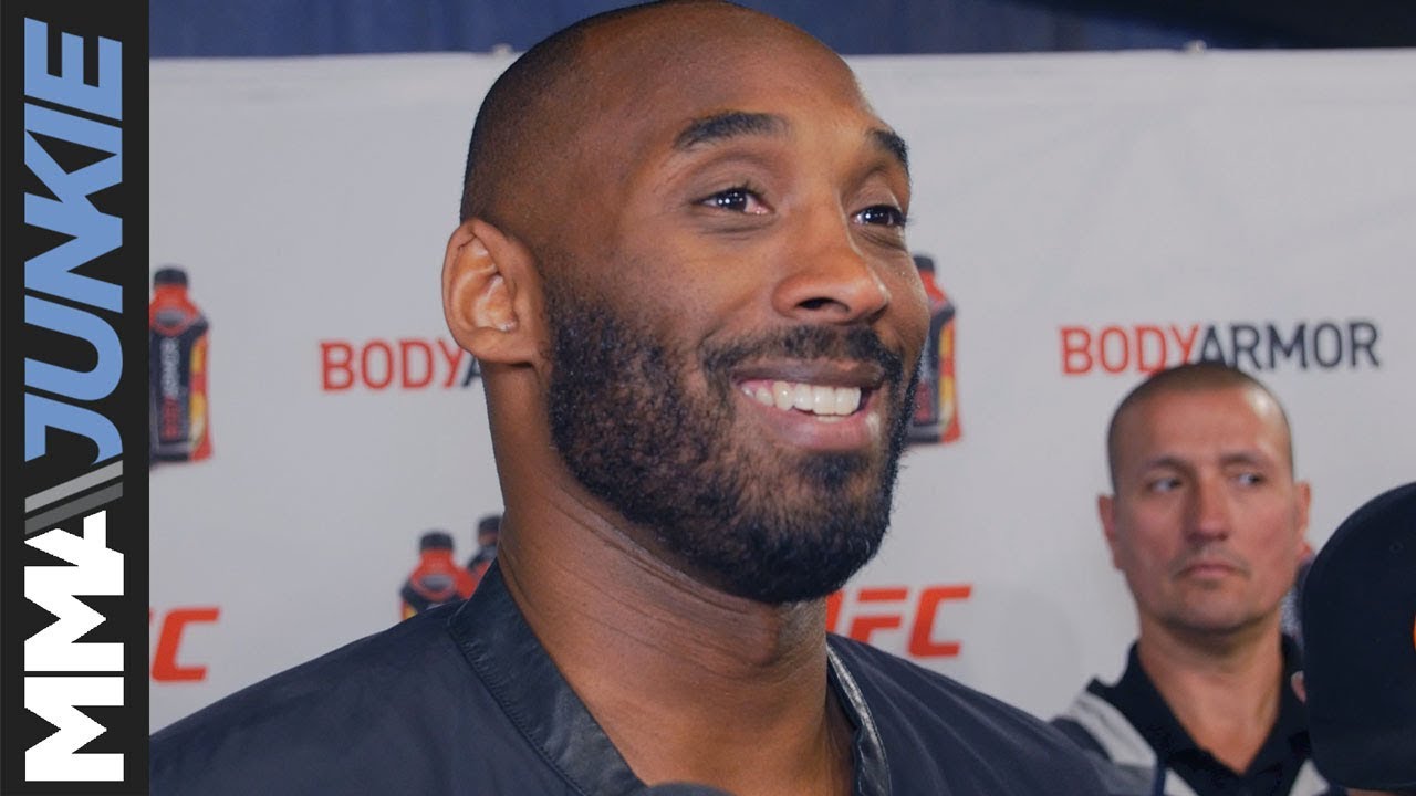 Kobe Bryant meets with MMA media after BodyArmor / UFC partnership ...