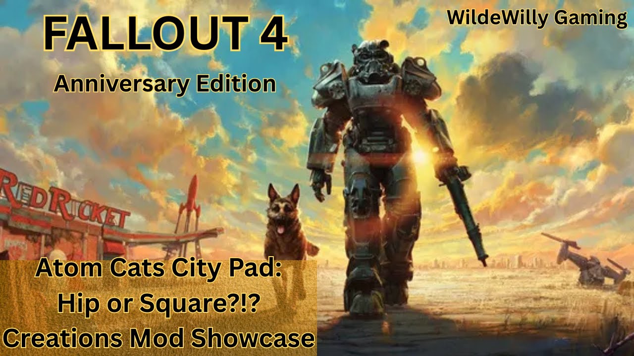 Fallout 4 AE Atom Cats "City Pad" Creations mod showcase. A Stylish ...