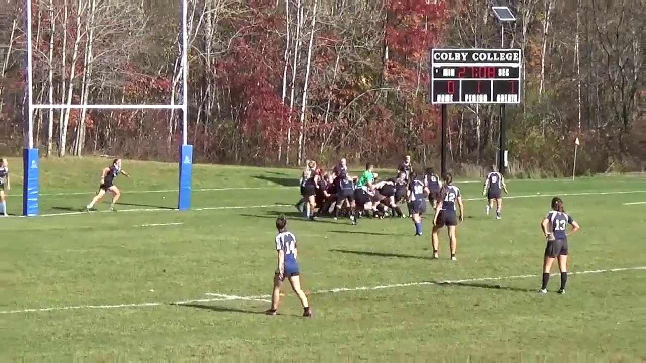 Colby Women's Rugby vs UMO - YouTube
