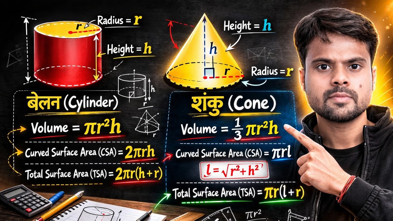 Mensuration Cone Formula Remember #formula - YouTube