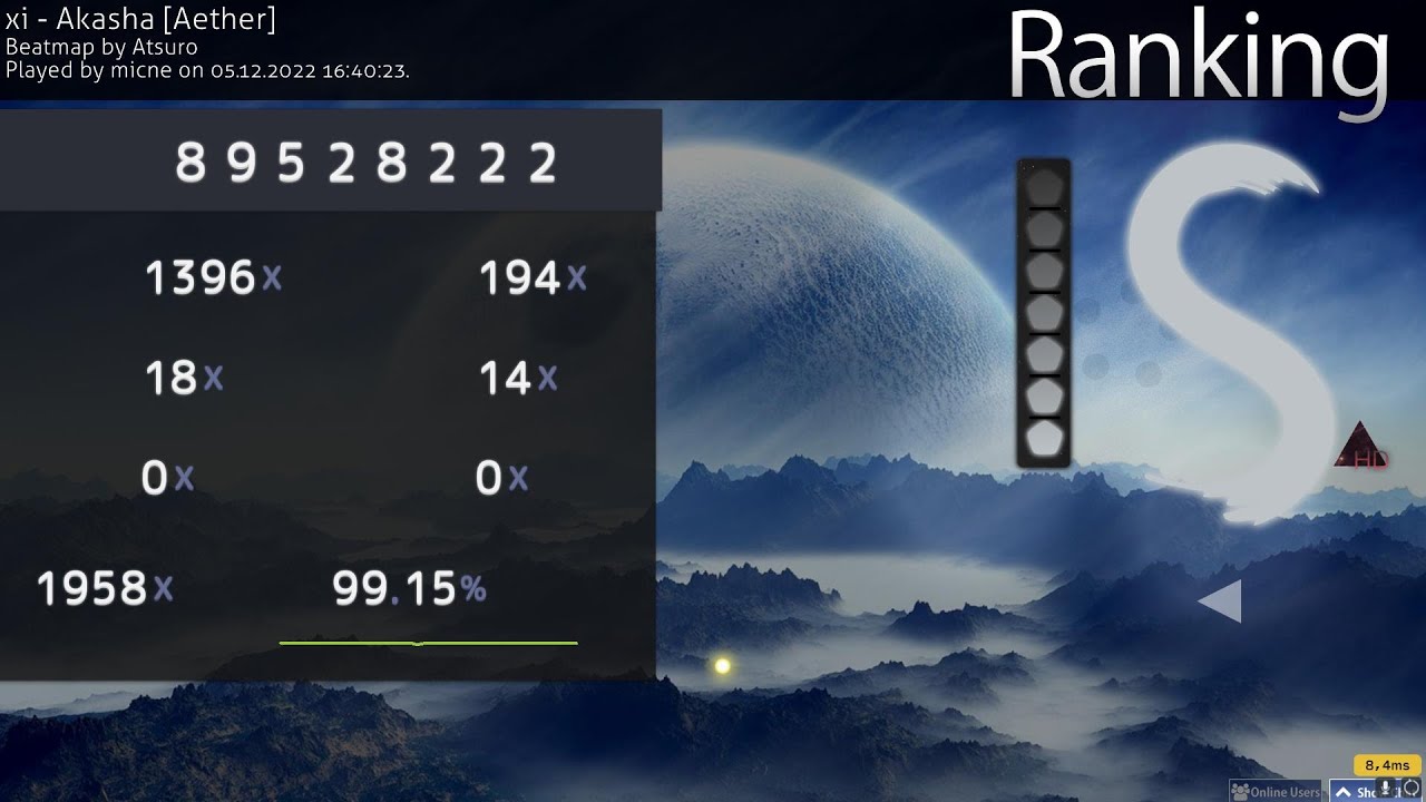 osu! | xi - Akasha [Aether] | +HD FC | 486PP | 6.8* - YouTube