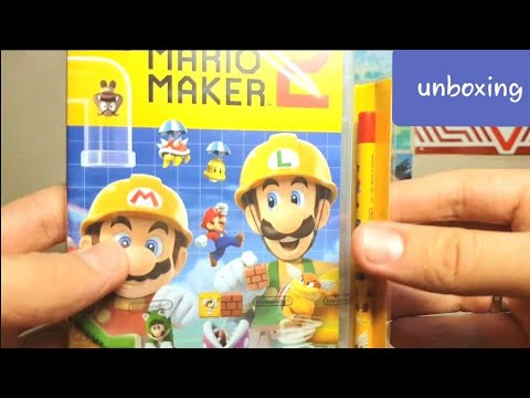 Super Mario Maker 2 Unboxing Stylus - YouTube