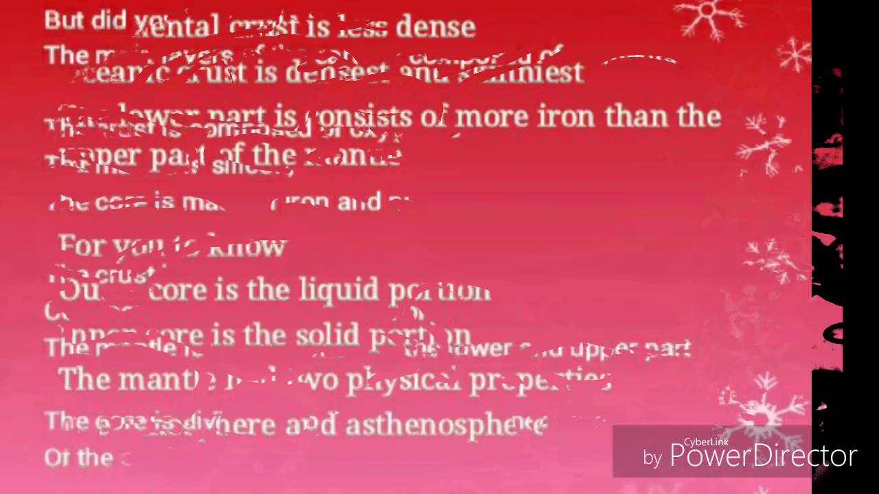 Layers of the Earth - "Secret Love Song" - YouTube