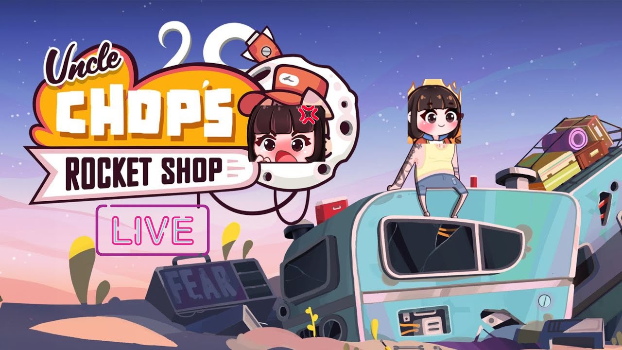 setengah sendok nyam2 main game sulit | UNCLE CHOP'S ROCKET SHOP - YouTube