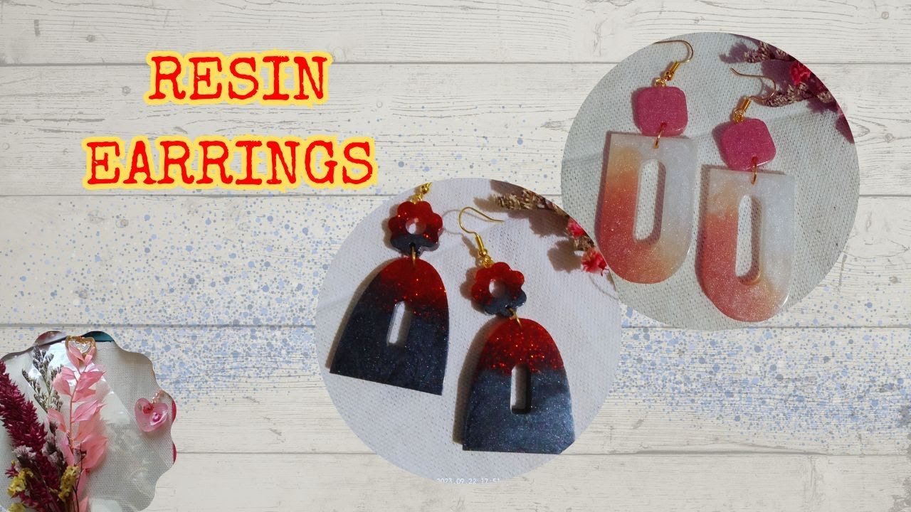 Resin Earrings: Easy to follow video tutorial. - YouTube