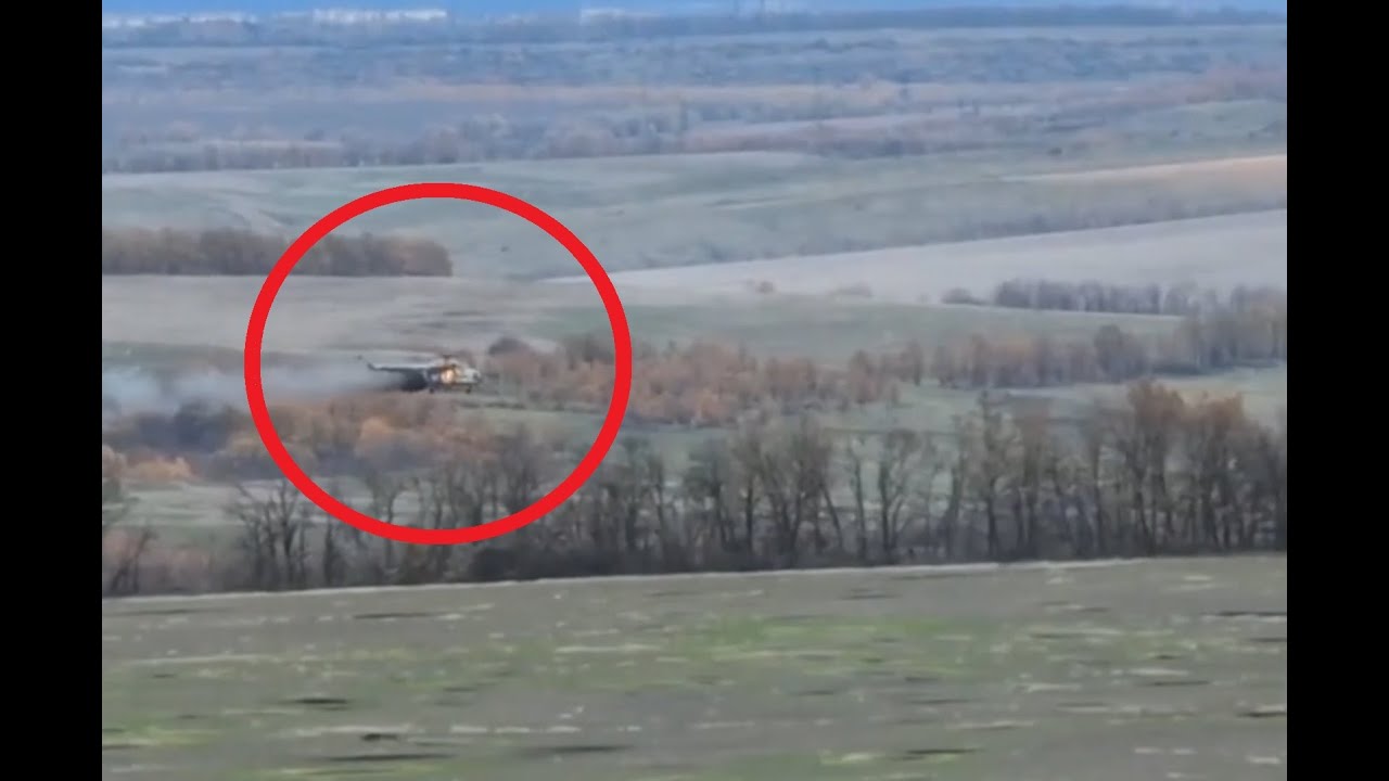 IMPRESSIVE: The downing of PMC Wagner’s helicopter on Bakhmut area ...