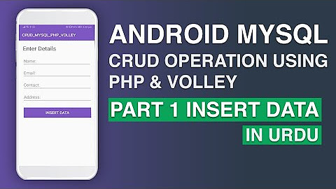 CRUD MySQL - Android Studio - YouTube