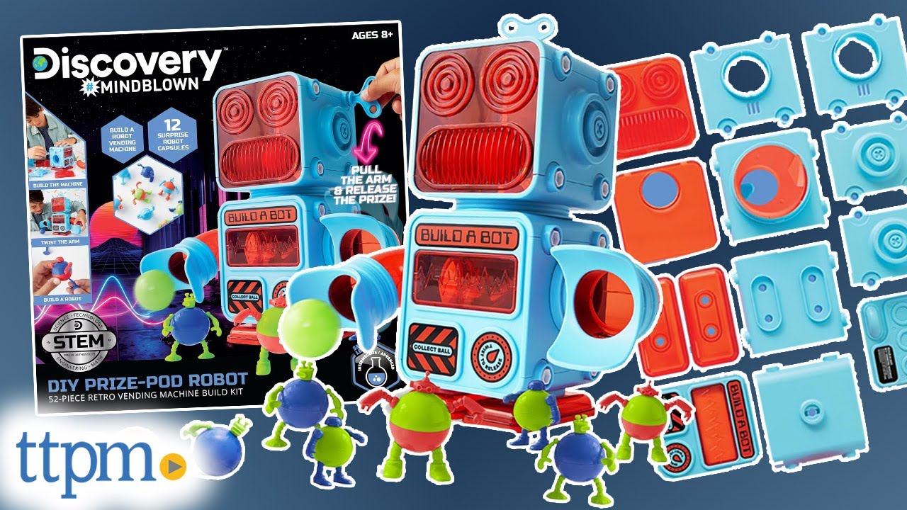 Discovery Mindblown DIY Prize-Pod Robot - YouTube