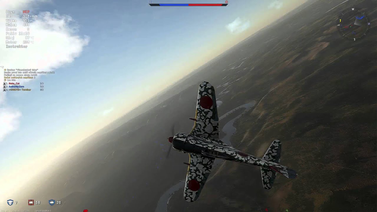 War ThunderCZ - Ki-44-II otsu - YouTube