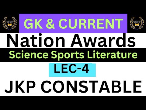Jkpconstable || jkssb || General Knowledege || National Awards || Lec-4 || Part-2#jkpconstable ...