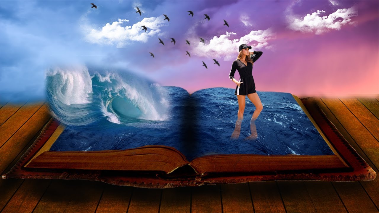 Book Manipulation with Effects | Photo Manipulation | Adobe Photoshop ...